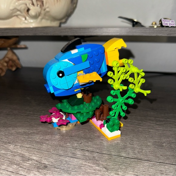 Lego | Toys | Lego Tropical Fish With Blue And Yellow | Poshmark